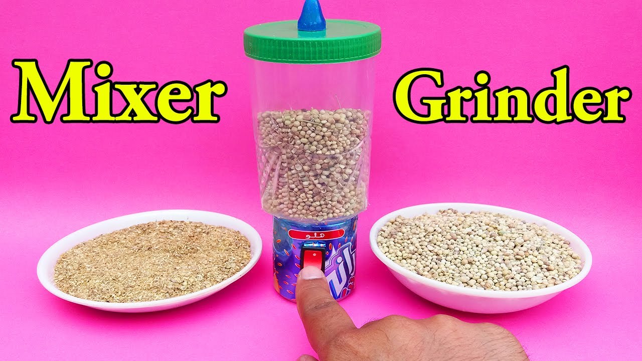 How To Make A Mini Mixer Grinder Science Project | Electric Mixer ...