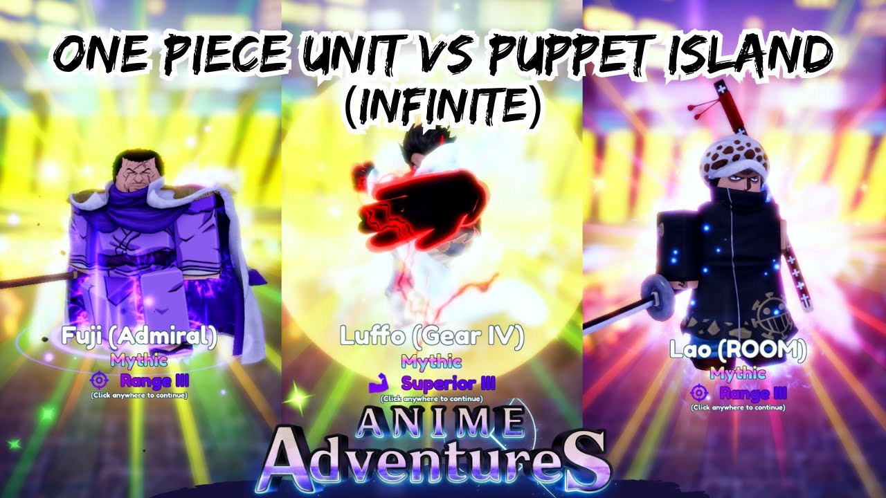 'ONE PIECE' UNIT VS PUPPET ISLAND INFINITE | HOW FAR CAN WE GO? | ANIME ...