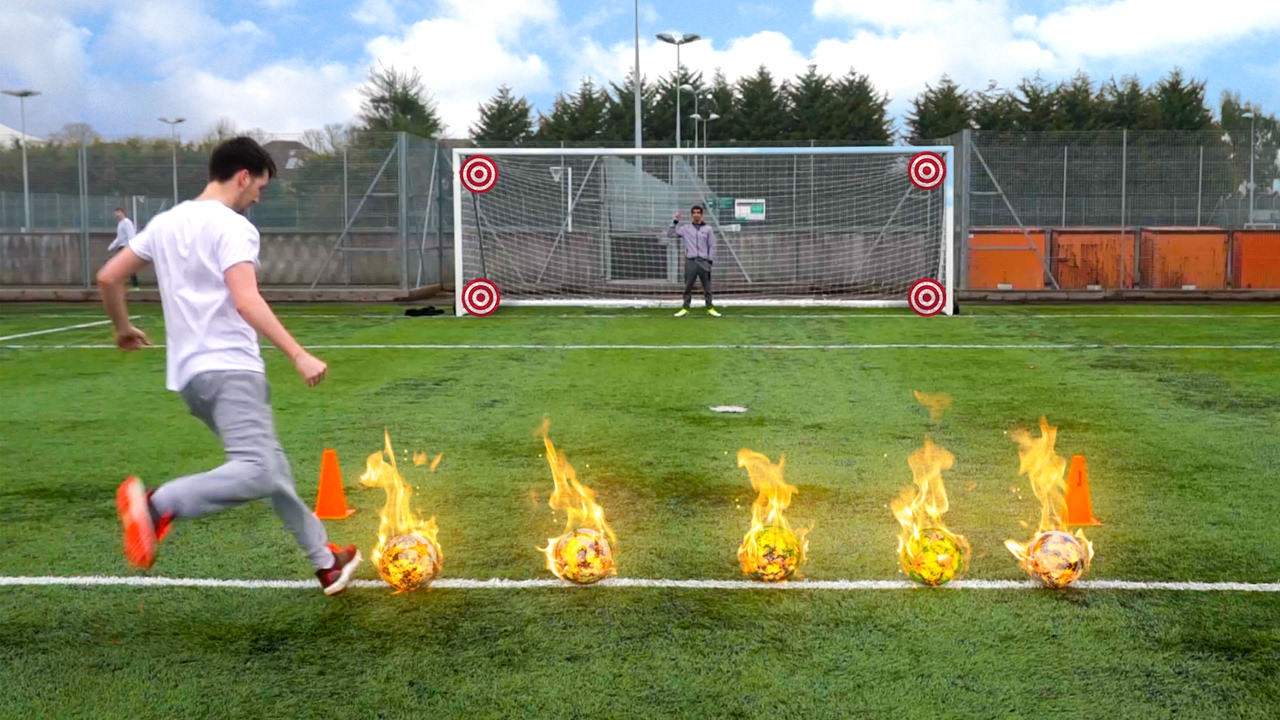RAPID FIRE FOOTBALL CHALLENGES - YouTube