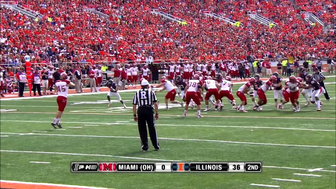 Illinois Football vs Miami (Ohio) Extended Highlights 9/28/13 - YouTube