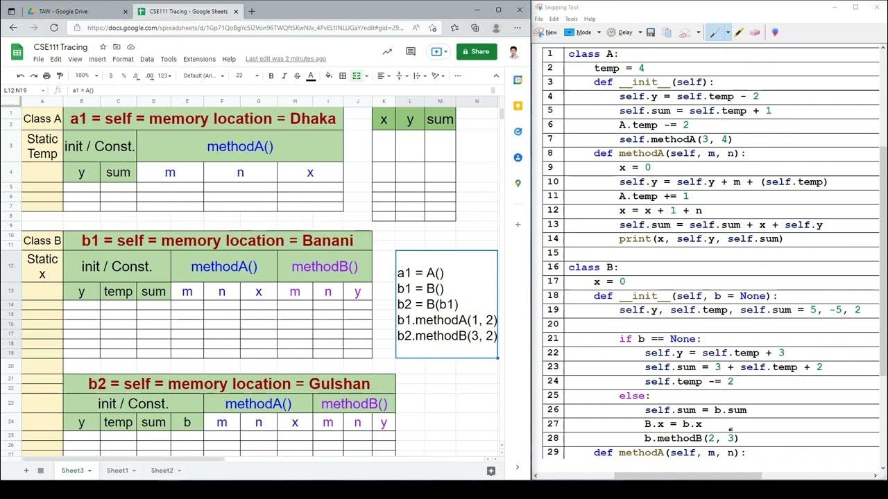 Exercise | OOP | CSE111 Tracing | Lab Assignment-8 | Classwork | Task-5 - YouTube