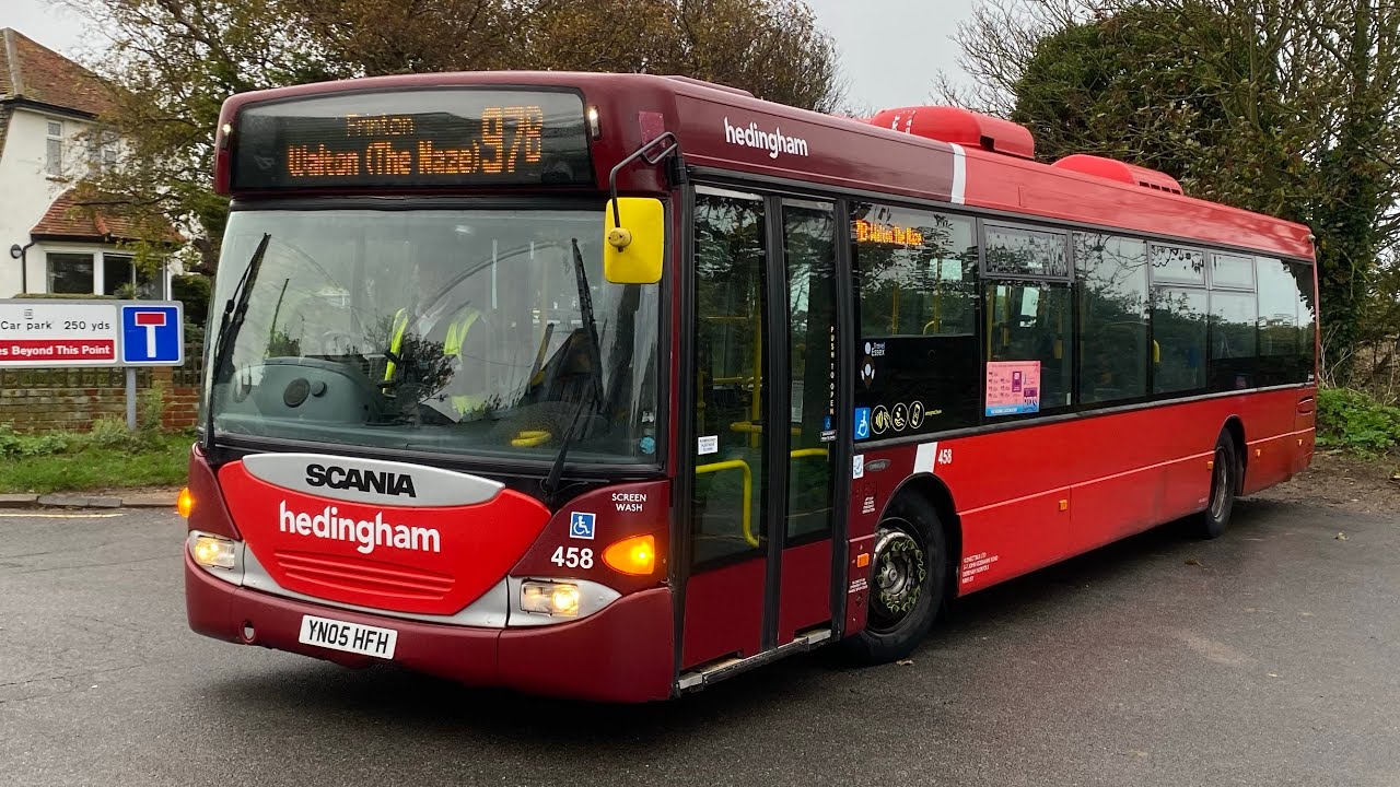 Hedingham & Chambers | 97B | Scania N94UB OmniCity | YN05HFH | 458 ...