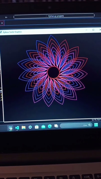 Check Out My First Python Project Pythonprogramming Turtlegraphics Explore Coding Youtube