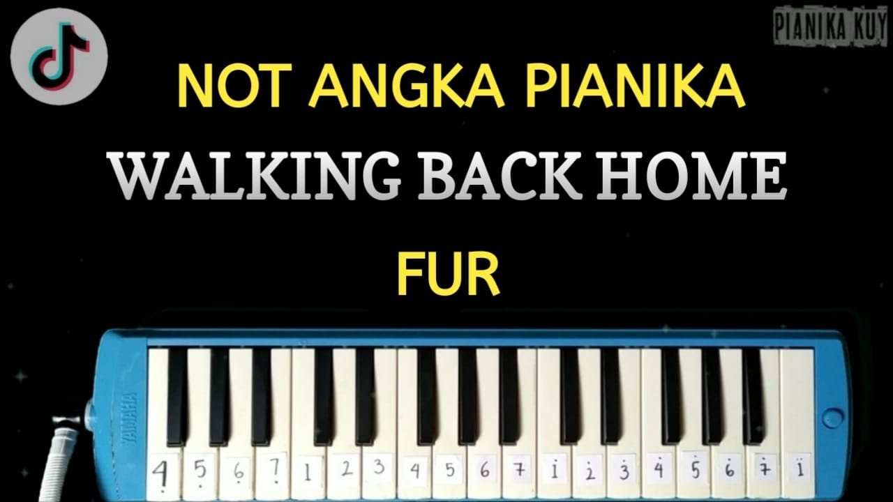 FUR - Walking Back Home | Easy Cover Pianika + Lirik - YouTube