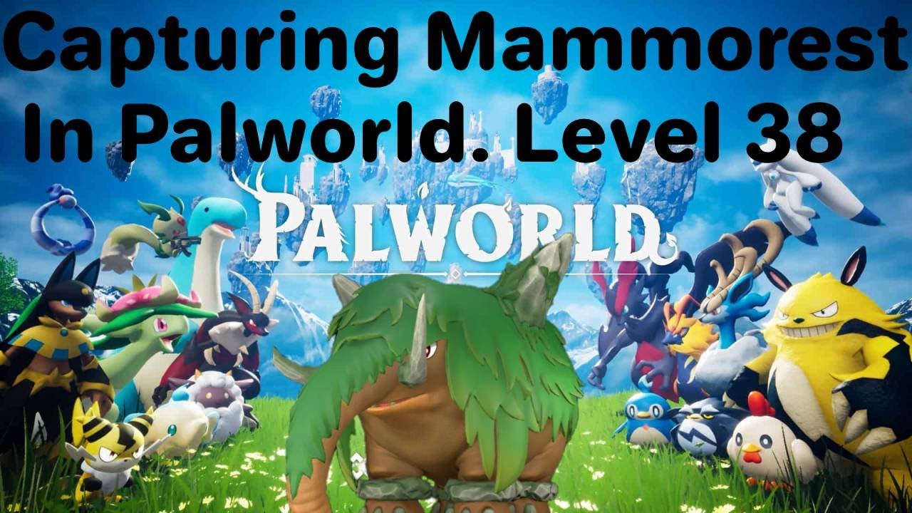 Night Fight To Capture Mammorest Boss In Palworld. Level 38 - YouTube