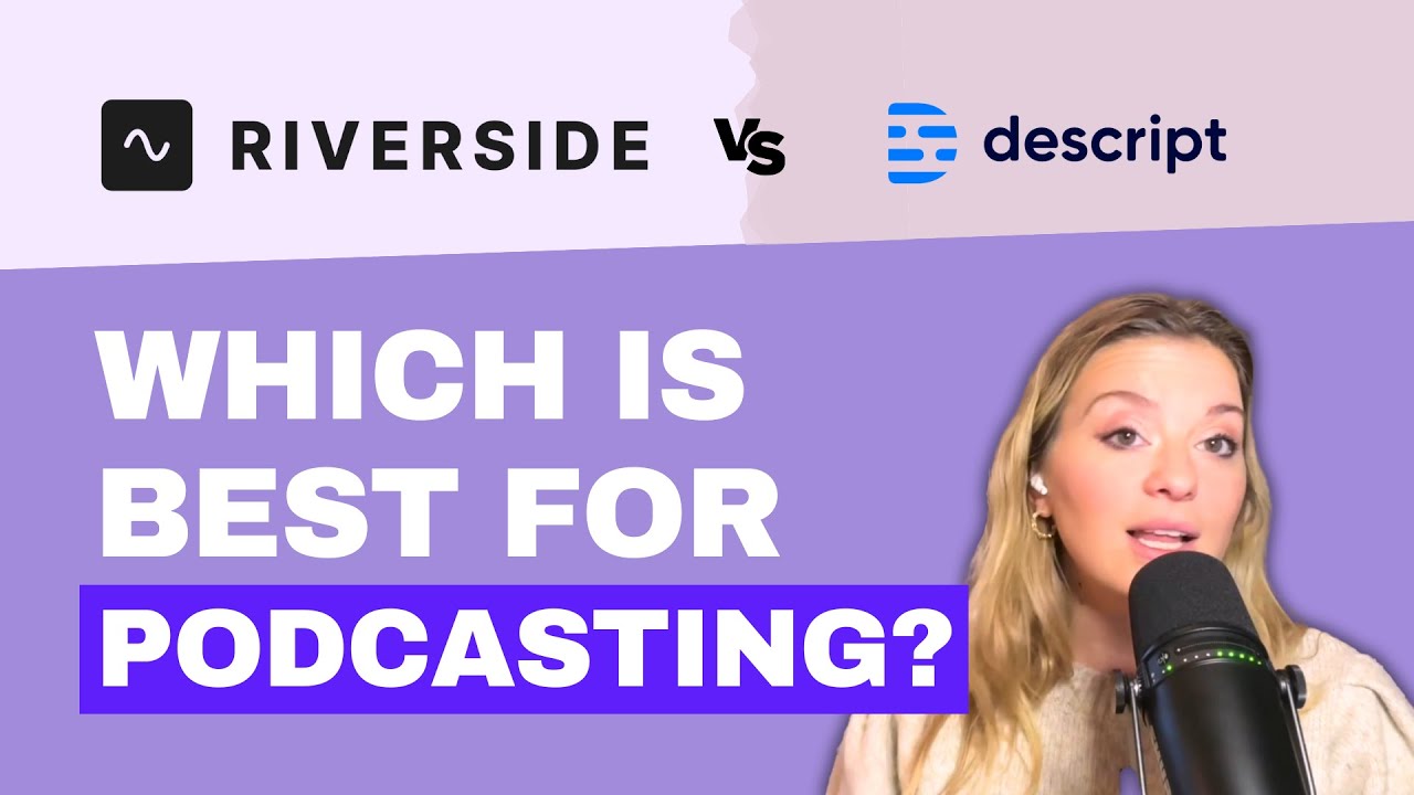 NEW AI Tools for Podcasters: Riverside vs. Descript - YouTube