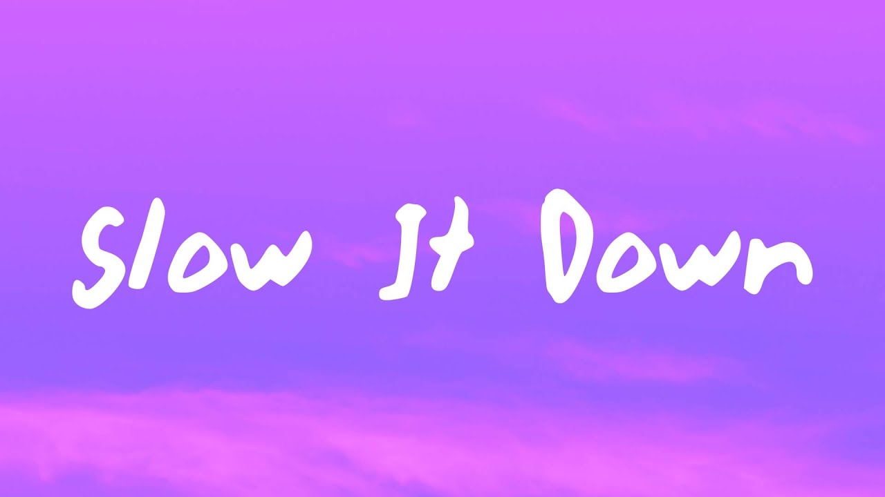 Benson Boone - Slow It Down - YouTube