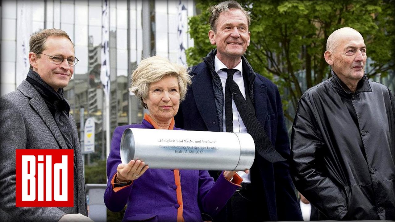 Axel Springer Neubau in Berlin - Grundstein für hochmodernes Medienhaus ...