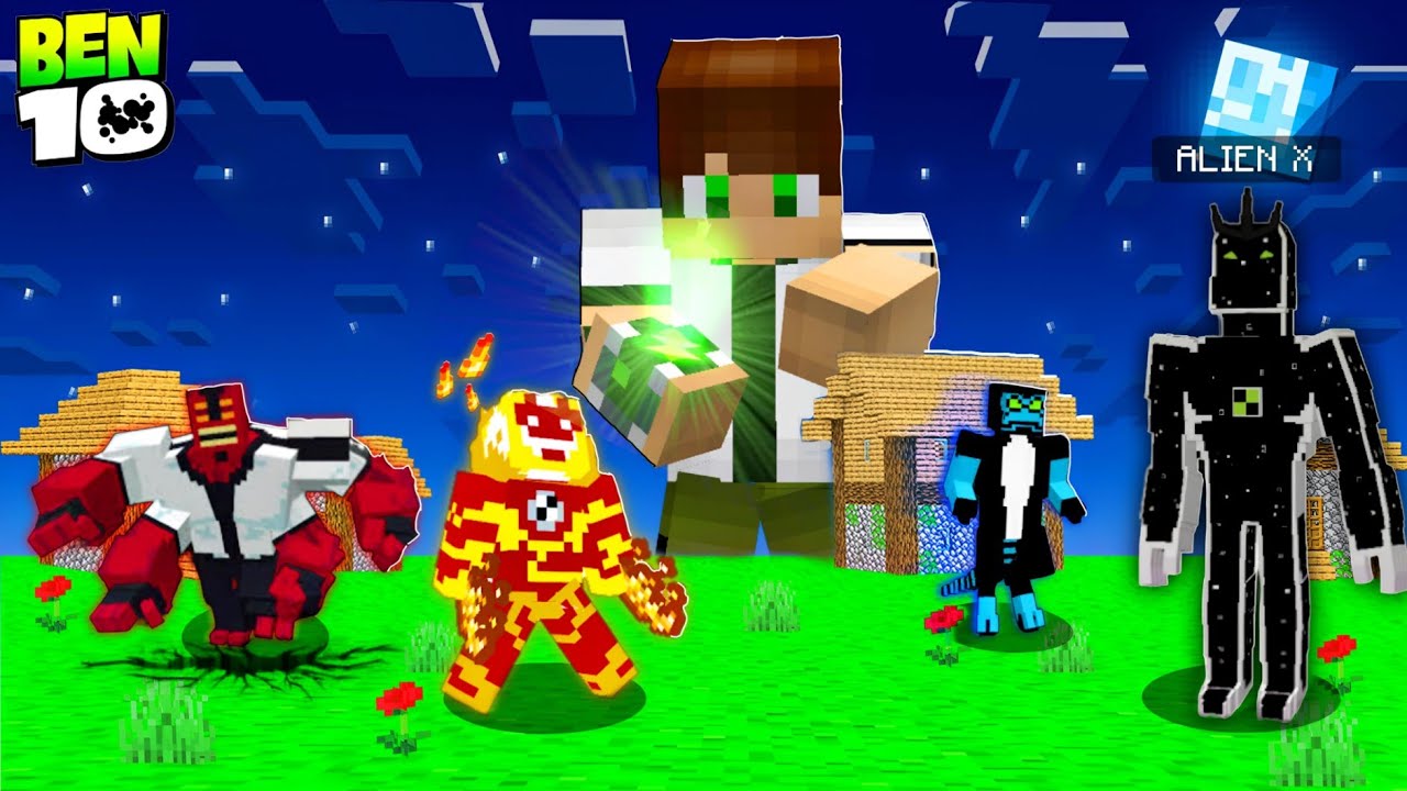 I Became BEN 10 in Minecraft ! - YouTube