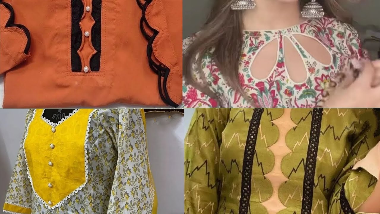Unique neck design 2023/kurti neck design - YouTube
