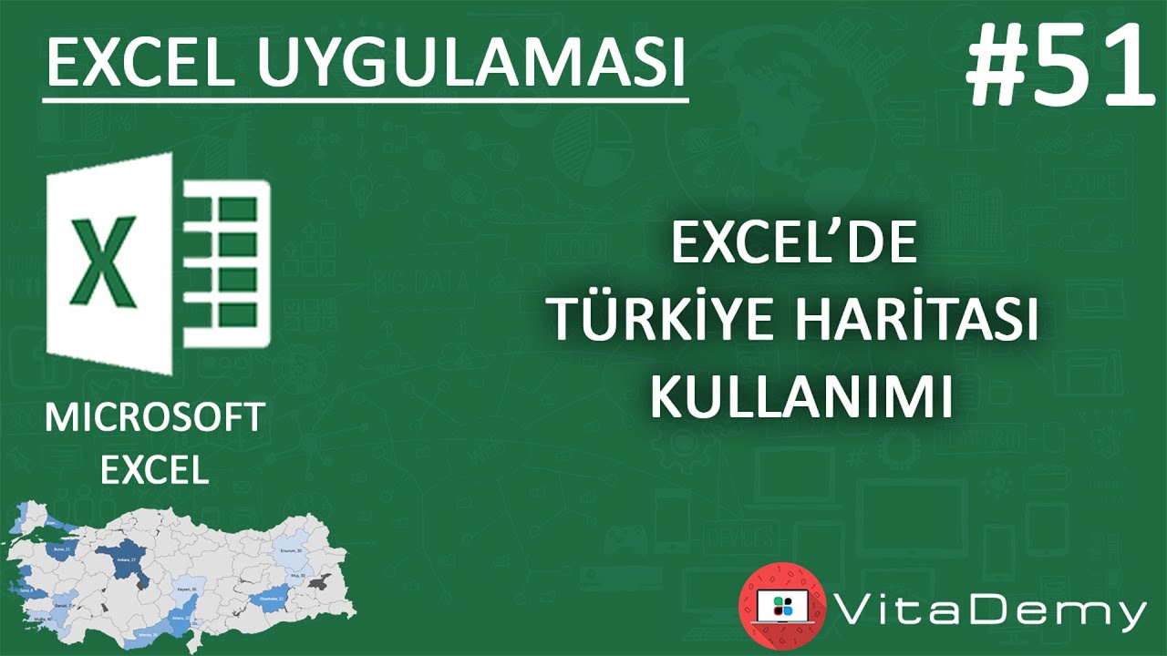 Excel'de Türkiye Haritası Nasıl Eklenir ve Kullanılır? | Excel ...