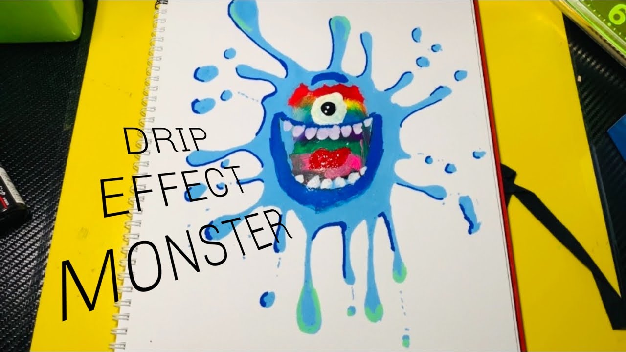 HOW TO DRAW DRIP EFFECT #drawing #drip #effects - YouTube