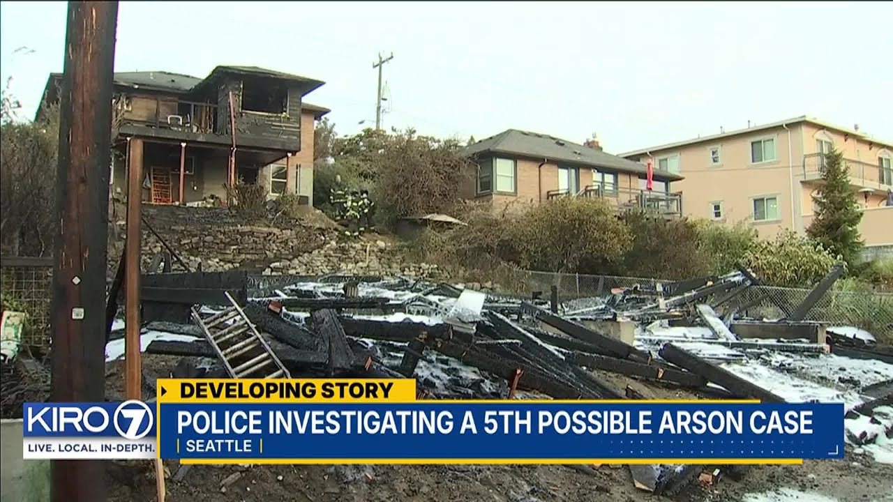 5th possible arson case in Seattle in one week - YouTube