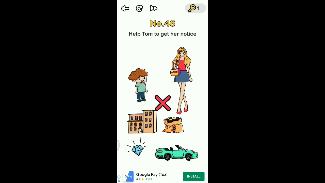 Brain out level 46 47 48 49 50 - YouTube