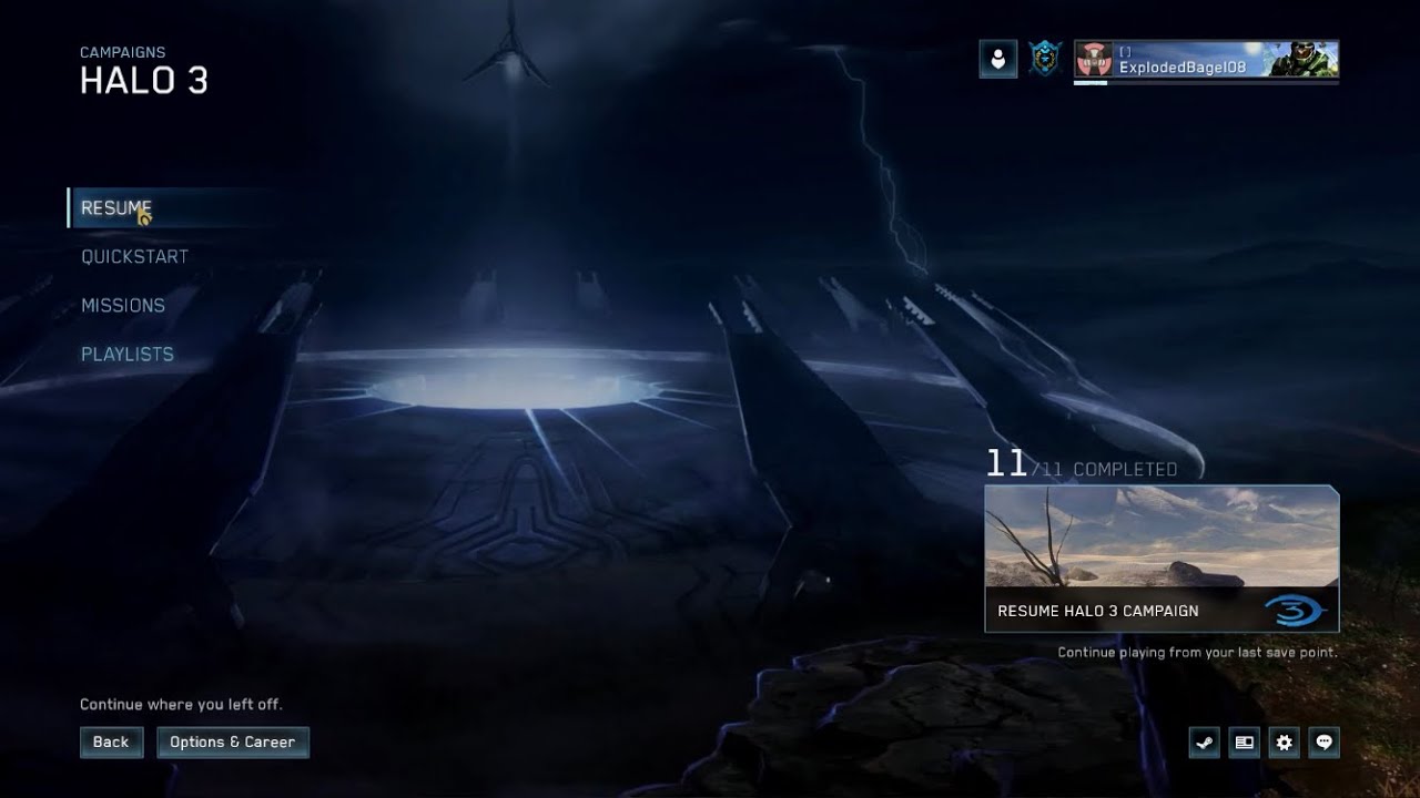 Halo MCC PC - Menu "Vignette" Backgrounds - August 31 2022 Update - YouTube