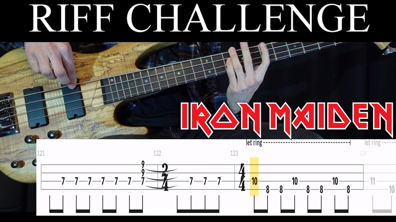 IRON MAIDEN RIFF CHALLENGE #3 - YouTube