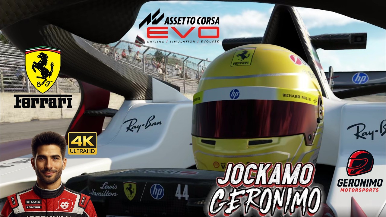 Ferrari SF25 | Laguna Seca Corkscrew Attack | Assetto Corsa EVO | #4K ...