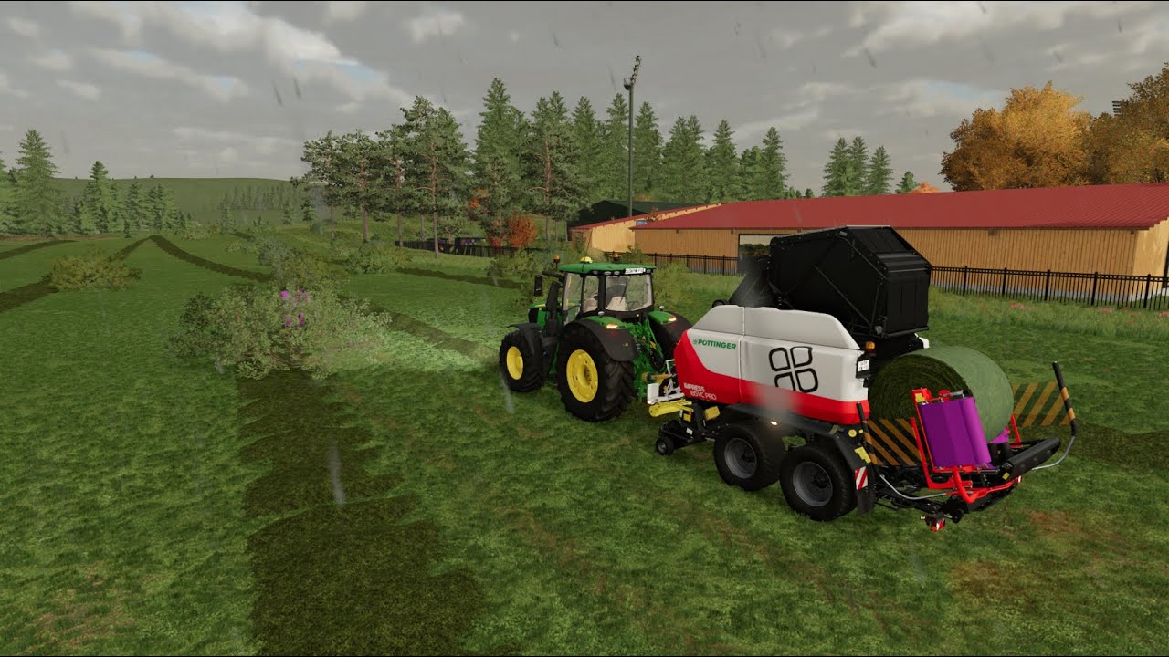 FS22 No Mans Land Timelapse #1 - Mowing and baling the grass - Farming ...