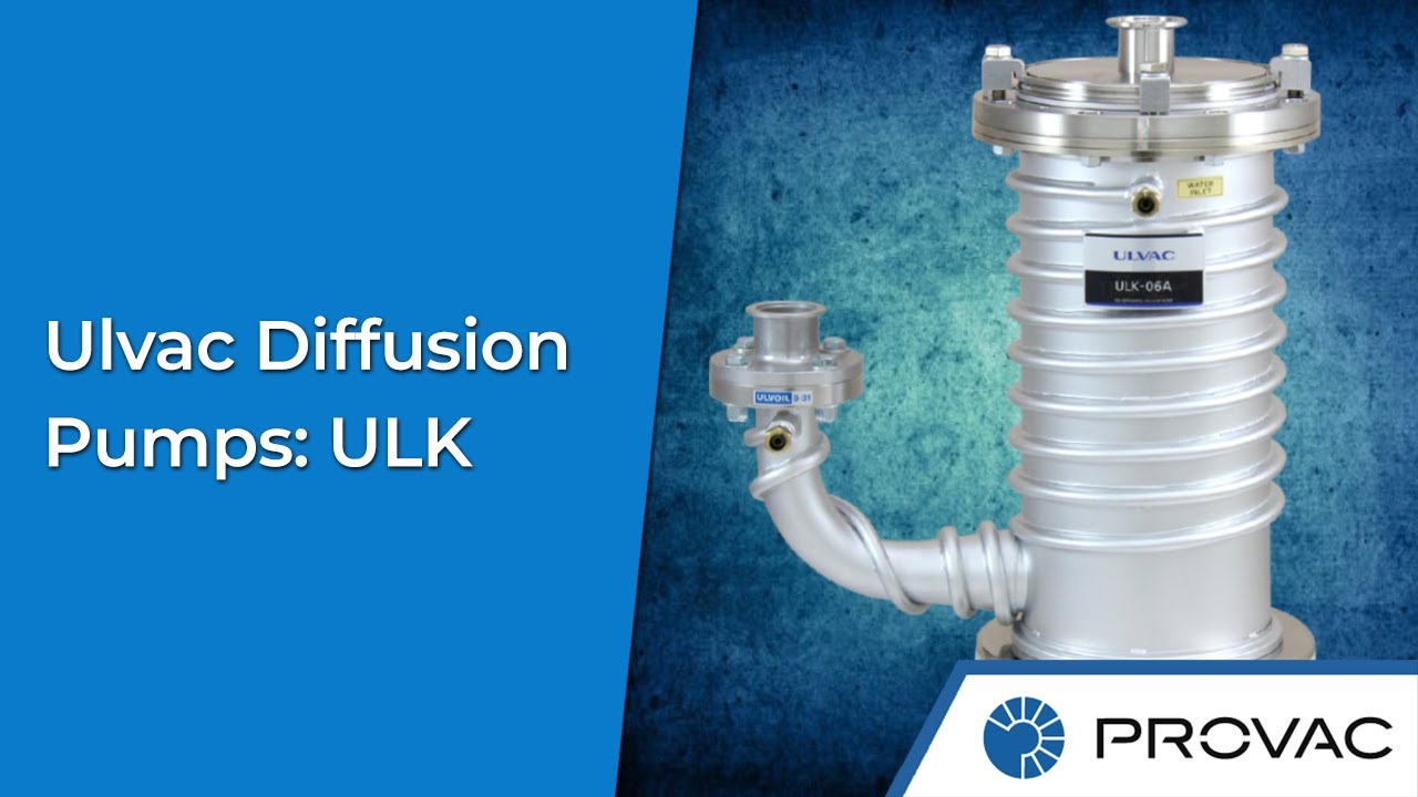 ULVAC Diffusion Pumps - ULK-04A / ULK-06A - YouTube