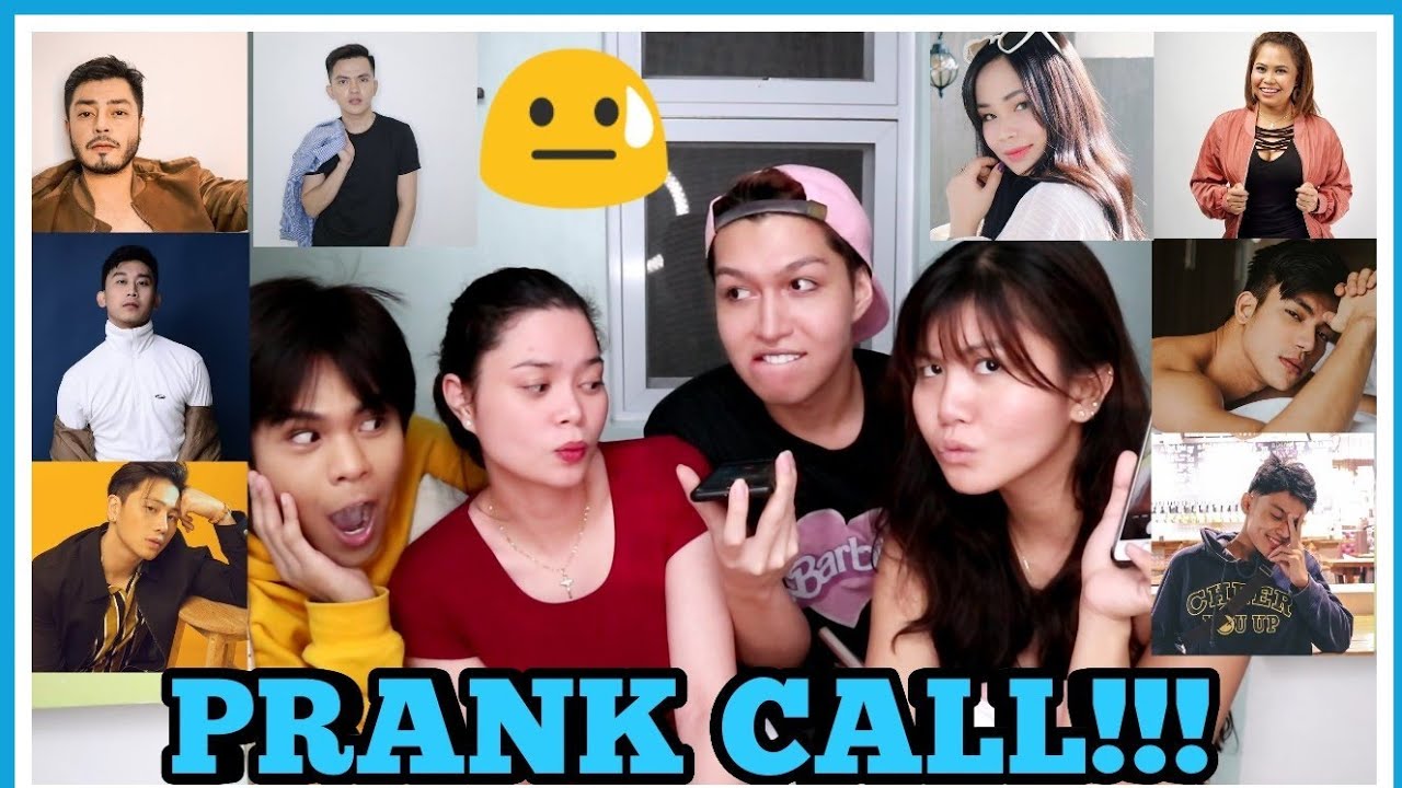 PRANK CALLING FILIPINO YOUTUBERS | ANG TARAY NI BANINAY! NATAKOT AKO ...