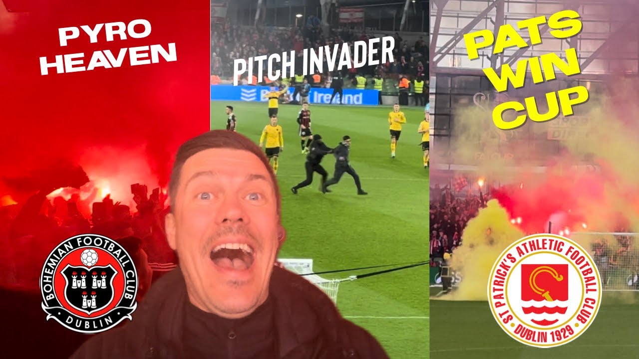 🧨PYRO 🧨 BOHEMIAN VS ST PATRICKS ATHLETIC | RECORD BREAKING FAI CUP ...