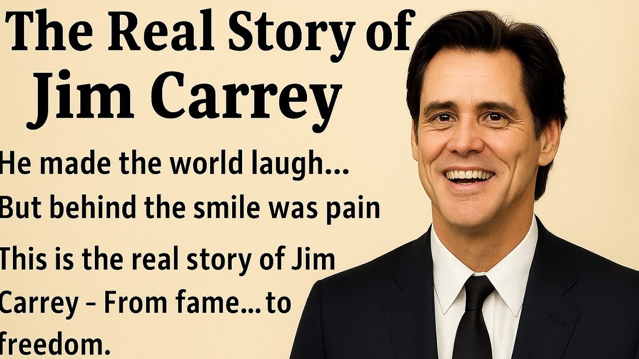 The Real Story of Jim Carrey || Learn English Through Biography Level 2 ...