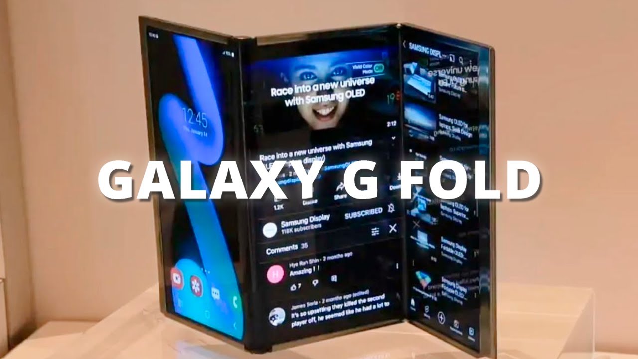 GALAXY G FOLD - Samsung’s First Ever Tri-Fold is Here - YouTube