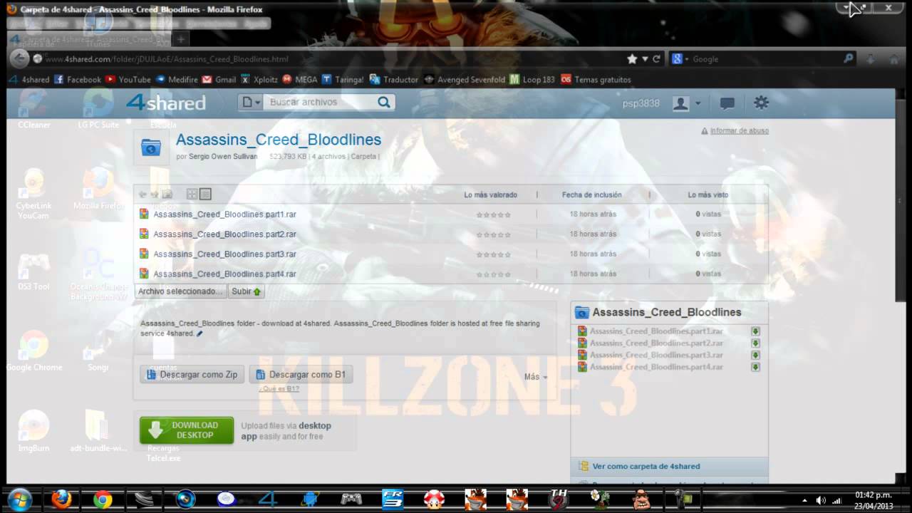 [PSP] Descargar e instalar Assassins Creed Bloodlines cso 2013 [HD ...