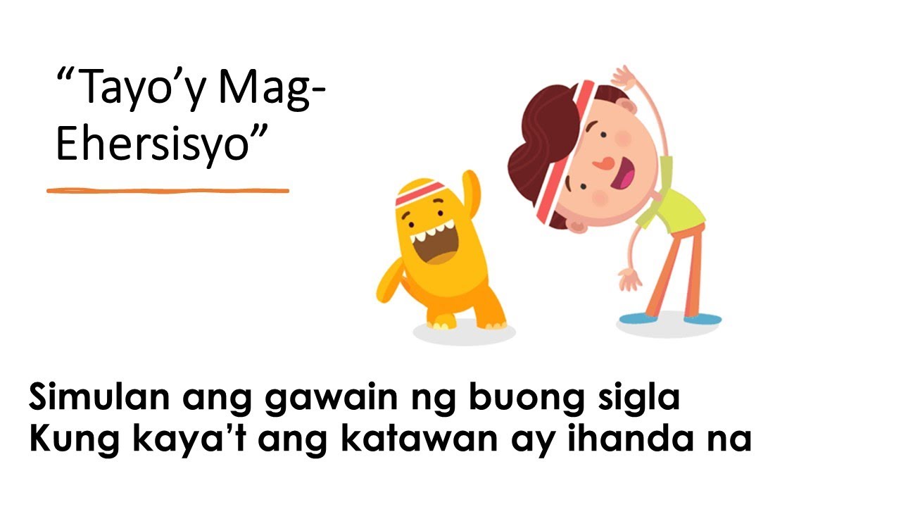 Tayo'y Mag-Ehersisyo by: Teacher Cleo & Kids - YouTube