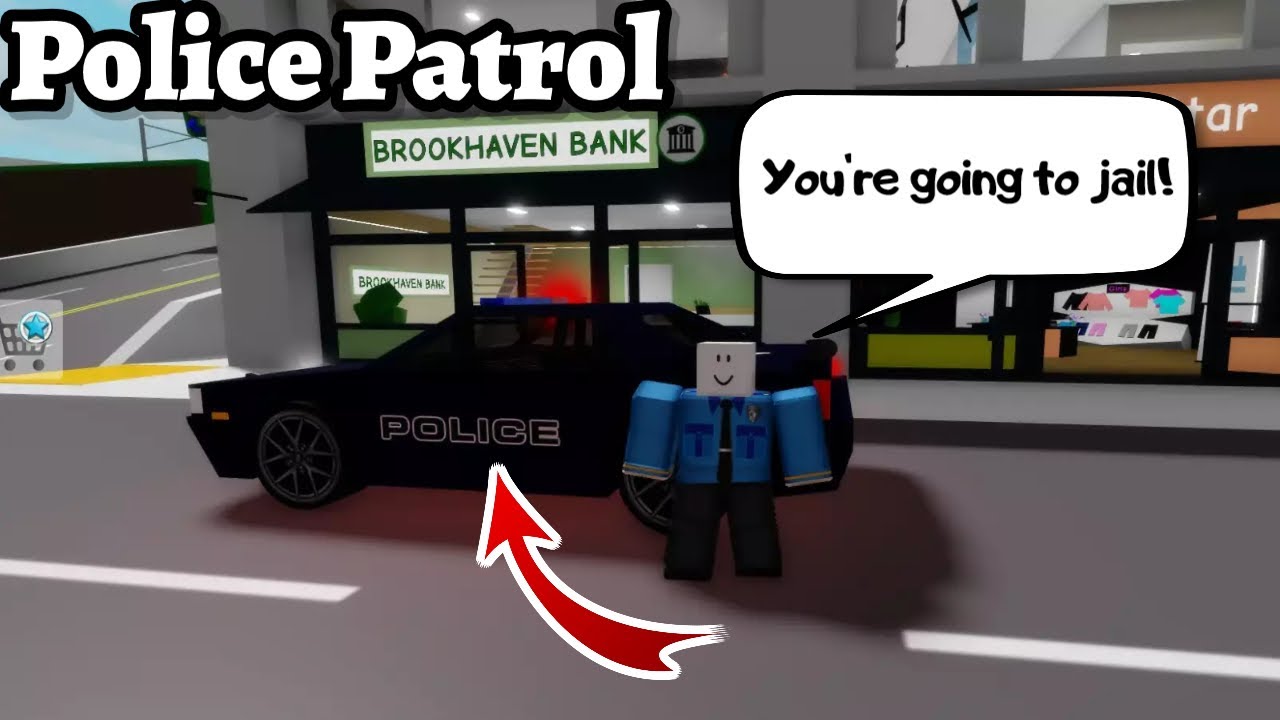 (Roblox) Brookhaven RP Police Patrol - YouTube