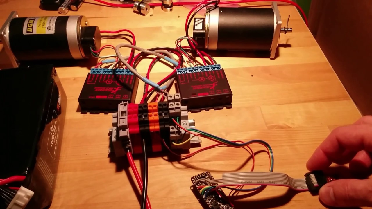 ESP8266 Stepper Segway prototype - YouTube