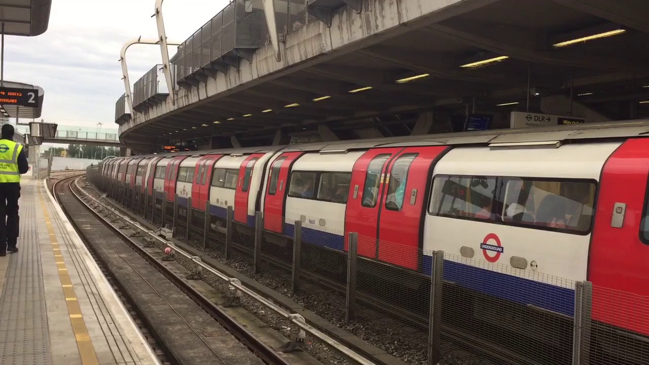 London DLR & Underground at Canning Town - YouTube