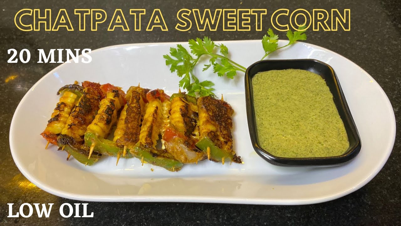 Chatpata Crispy Street style Sweet Corn Tikka / Sticks.कम समग्री से ...