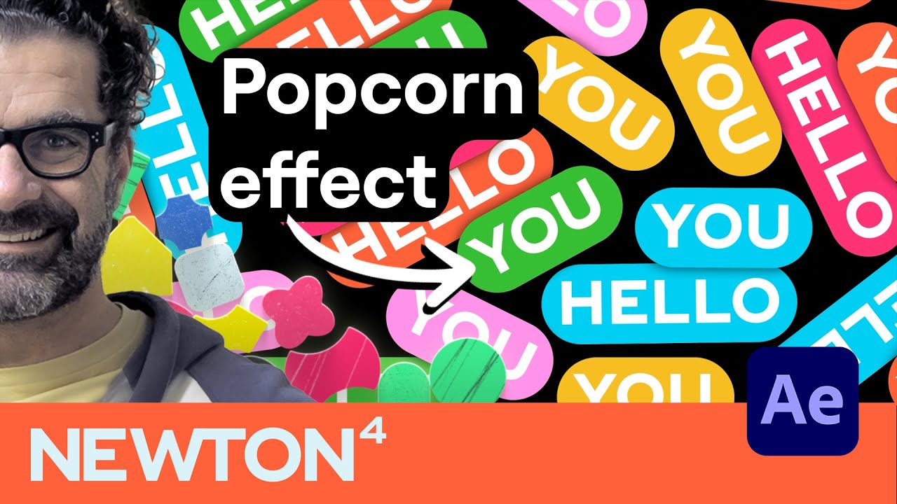 Create this popcorn animation style easily in After Effects using ...