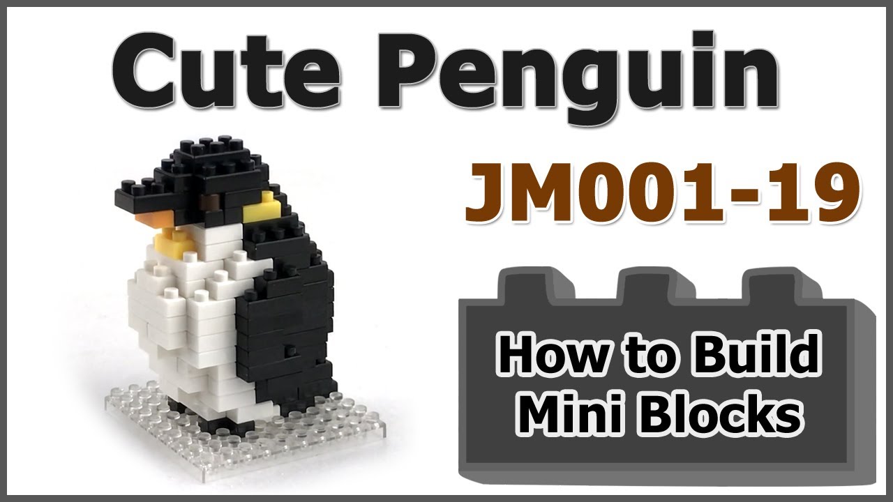 How to Build Mini Blocks Adult Penguin JK-JM001-19 Review Instructions ...