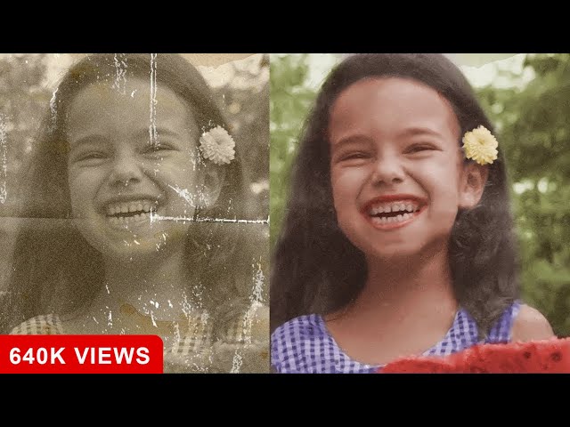 Old Damaged Color Photos