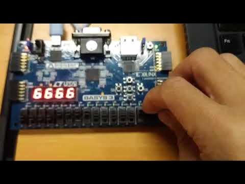 Switching Display on Basys FPGA - YouTube