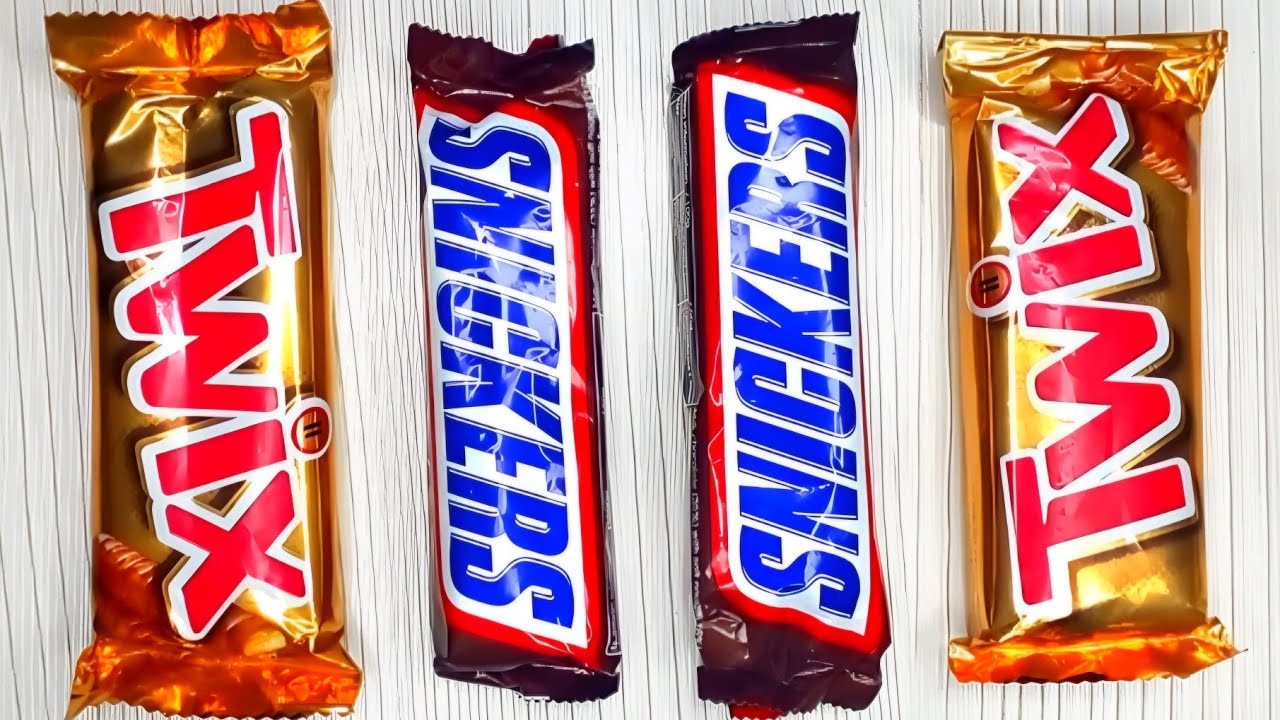 Asmr twix and snickers opening | Satisfying video - YouTube