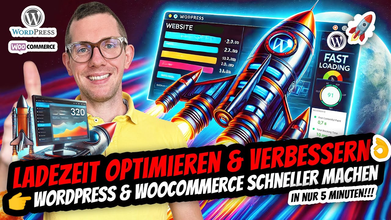 WordPress Ladezeit optimieren & verbessern 🚀 Internetseite schneller ...