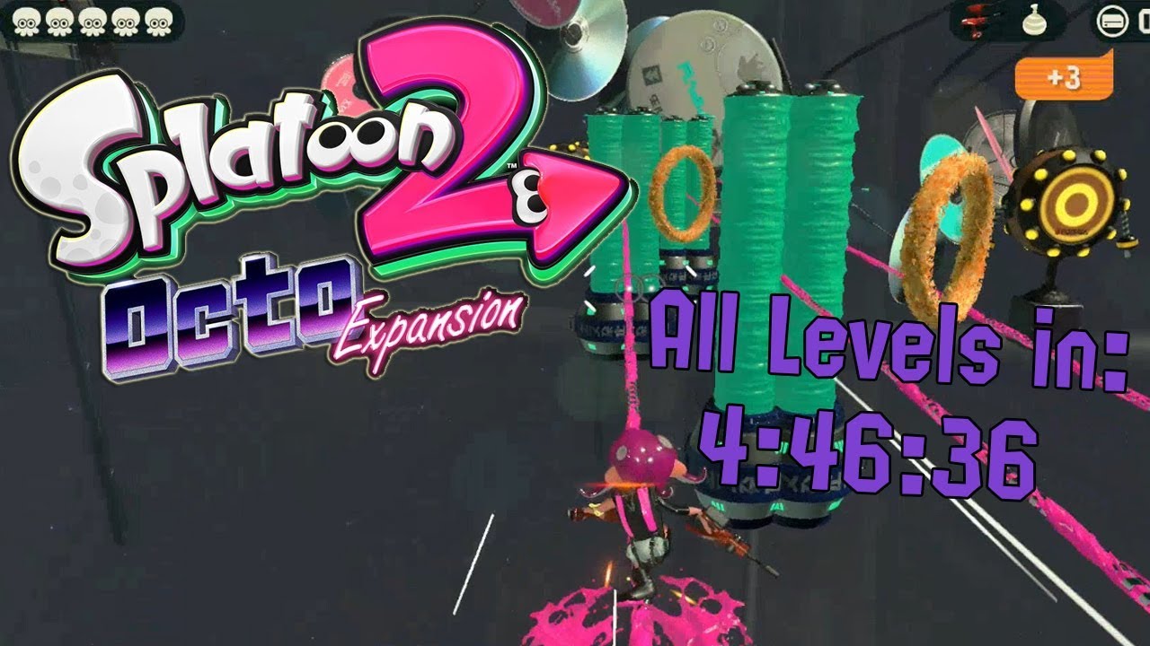Splatoon 2 Octo Expansion All Levels Speedrun in 4:46:23 - YouTube