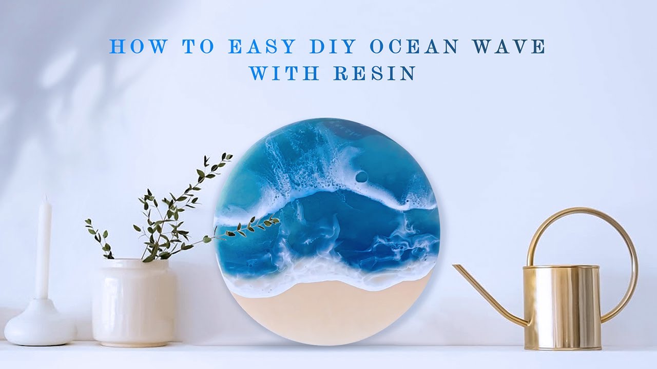 Resin Ocean Waves Tutorial | 5 Minutes Craft | Easy Resin Art - YouTube