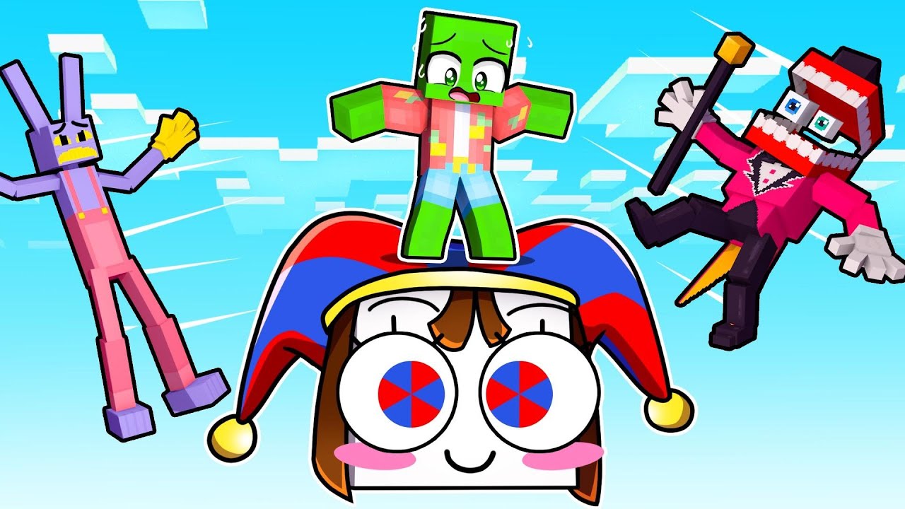 One DIGITAL CIRCUS BLOCK in Minecraft! - YouTube