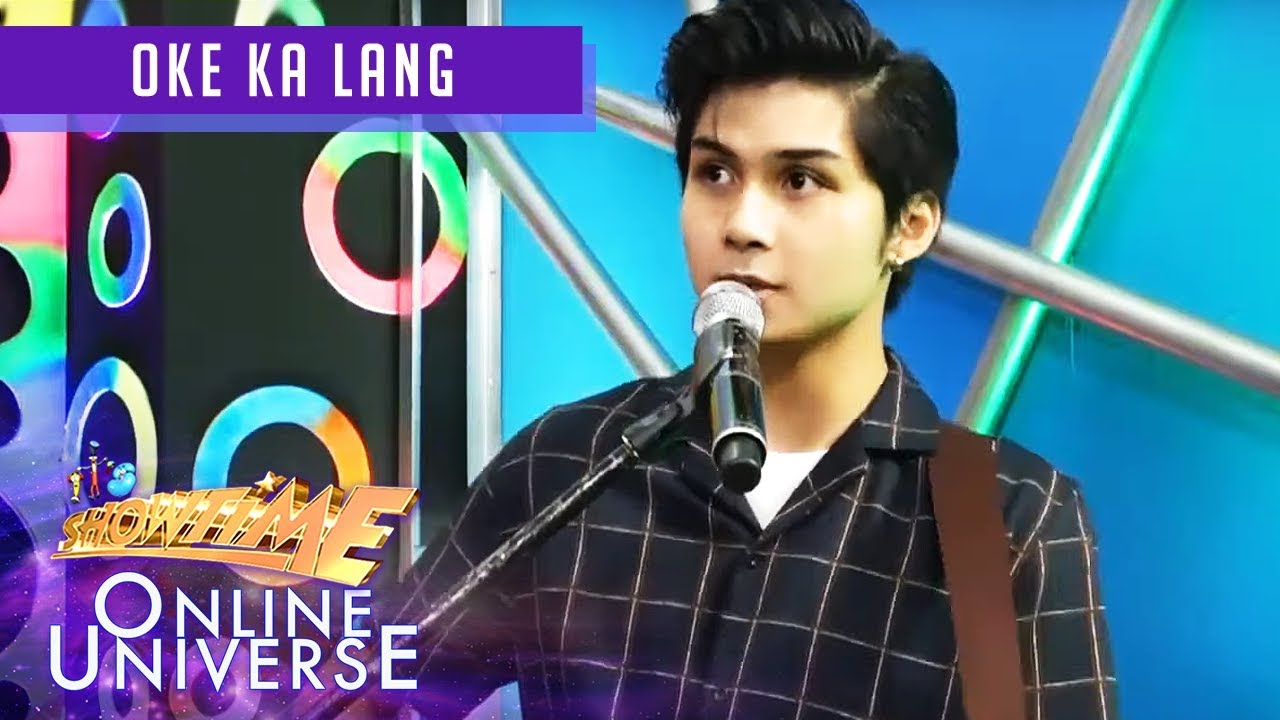 Ryle Santiago sings 'Iniismol' in Oke Ka Lang! | Showtime Online - YouTube