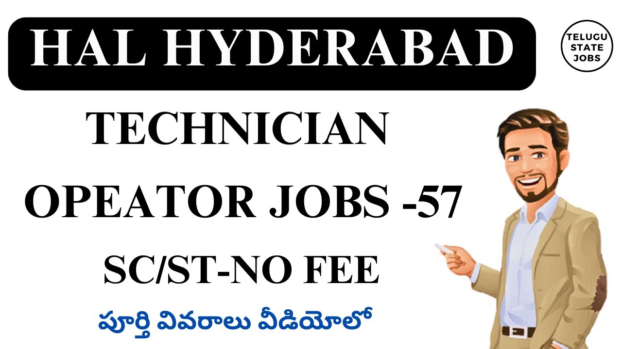 HAL HYDERABAD 57 JOBS NOTIFICATION 2024 || LATEST CENTAL GOVT JOBS IN ...