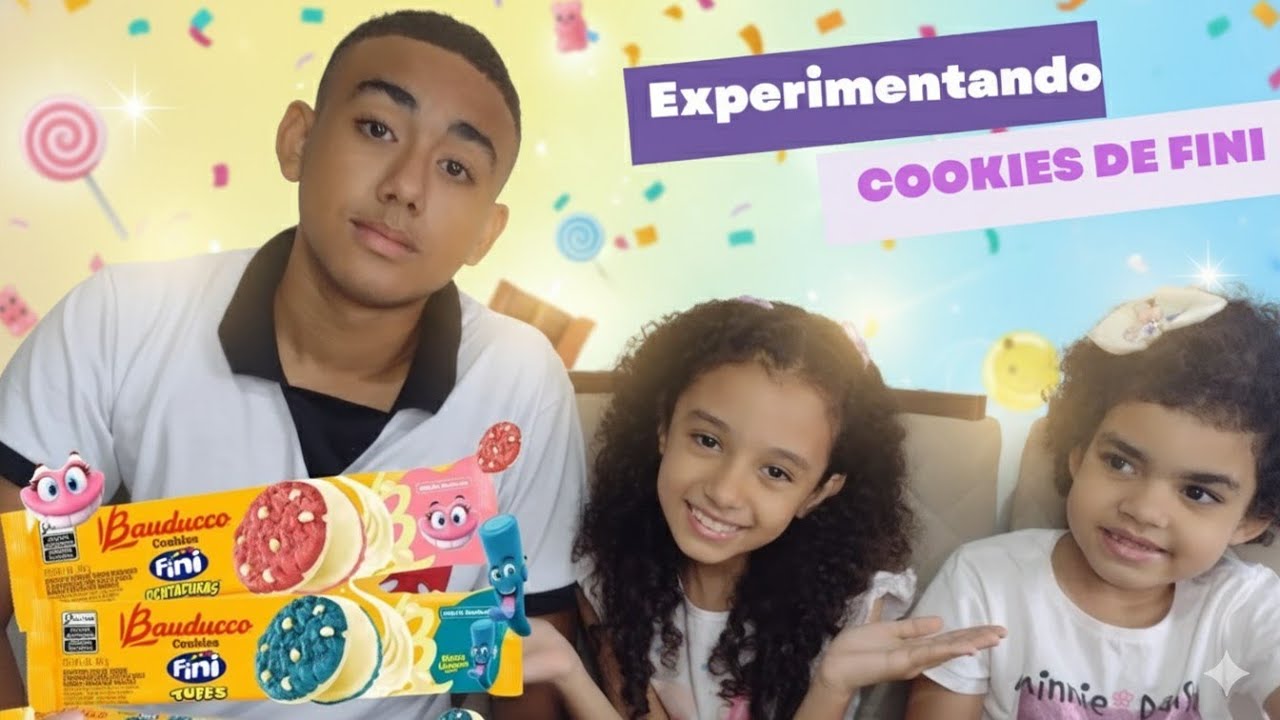 EXPERIMENTEI COOKIE DE FINI sabor dentadura e tubes. Será que gostamos ...