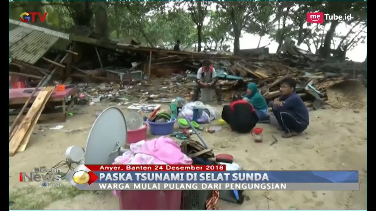 Korban Tsunami Pesisir Pantai Anyer Butuhkan Bantuan - BIP 25/12 - YouTube