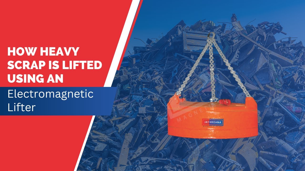 How Heavy Scrap Is Lifted Using an Electromagnetic Lifter? - YouTube
