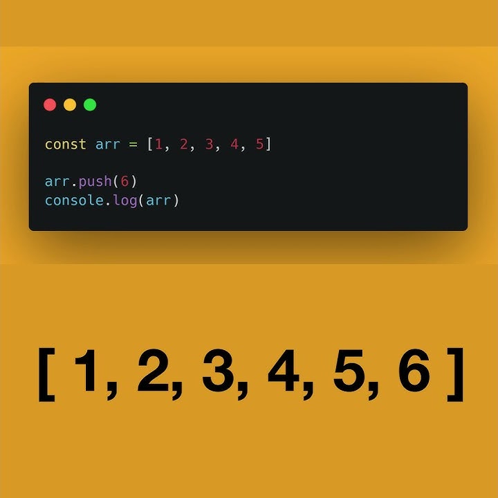 Javascript Array Cheat Sheet | The Web Developer Shorts #shorts - YouTube