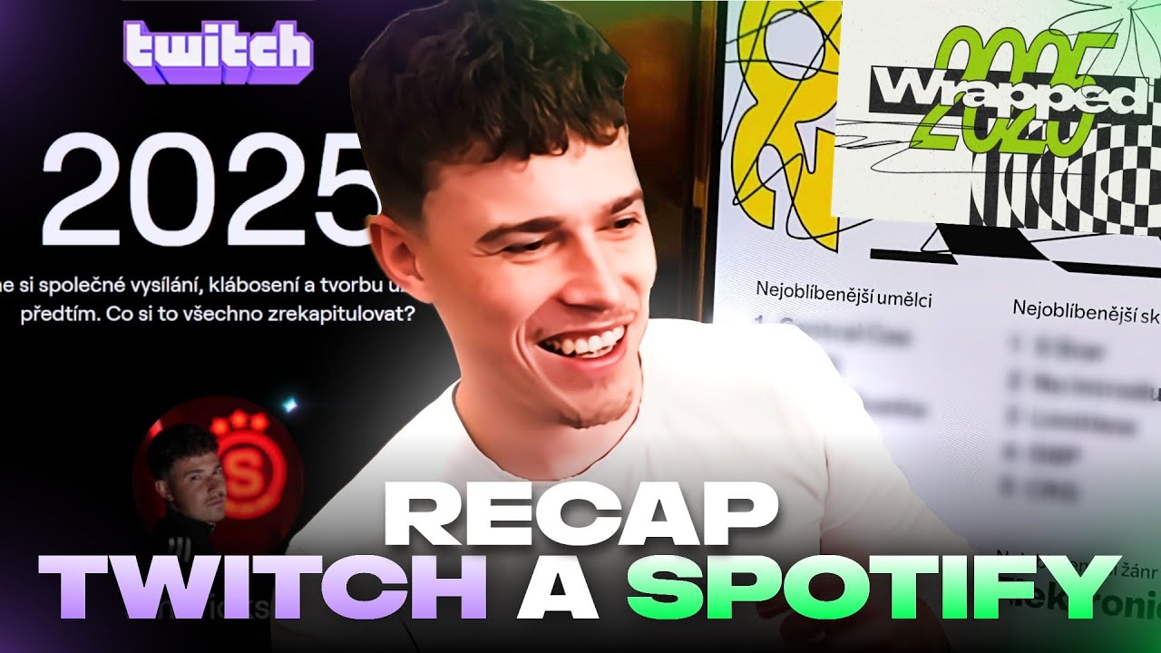 Ukázal jsem svůj SPOTIFY WRAPPED & TWITCH RECAP! - YouTube