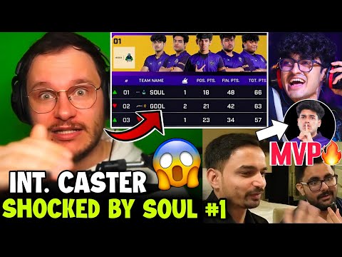 Int.Caster Reaction on SOUL & GODL😱 Reply SouL Ready 4 International🚀🇮🇳 Mazy on Goblin Jonathan MVP🥵